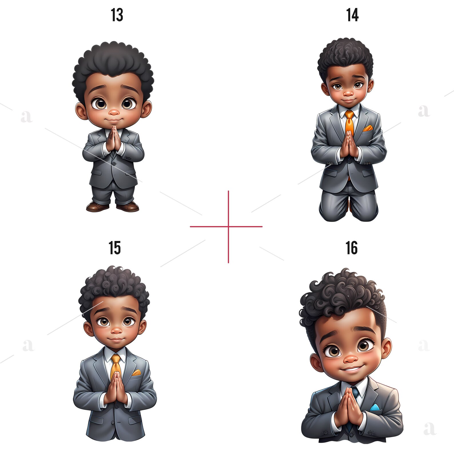 Joyful Boy Praying Clipart, Religious Black Boy Pray, Children Png, God ...