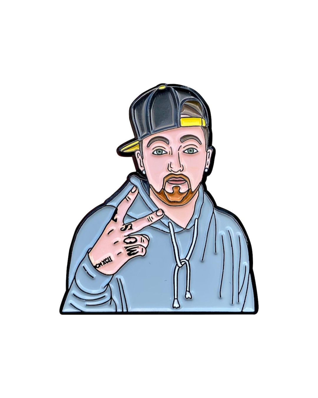 Mac Miller - Peace - Enamel Pin - Etsy