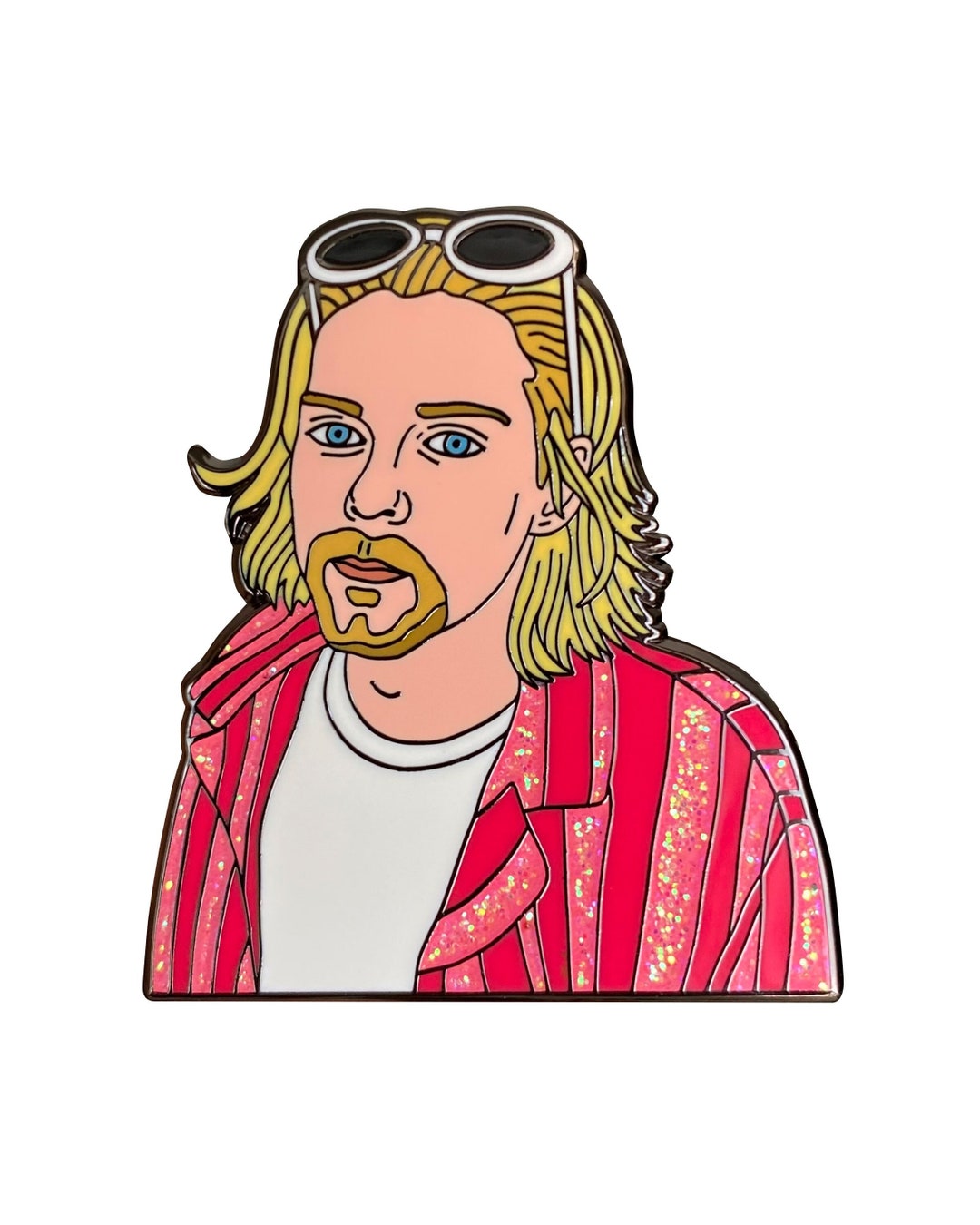 Kurt Cobain - Nirvana - Enamel Pin - Etsy