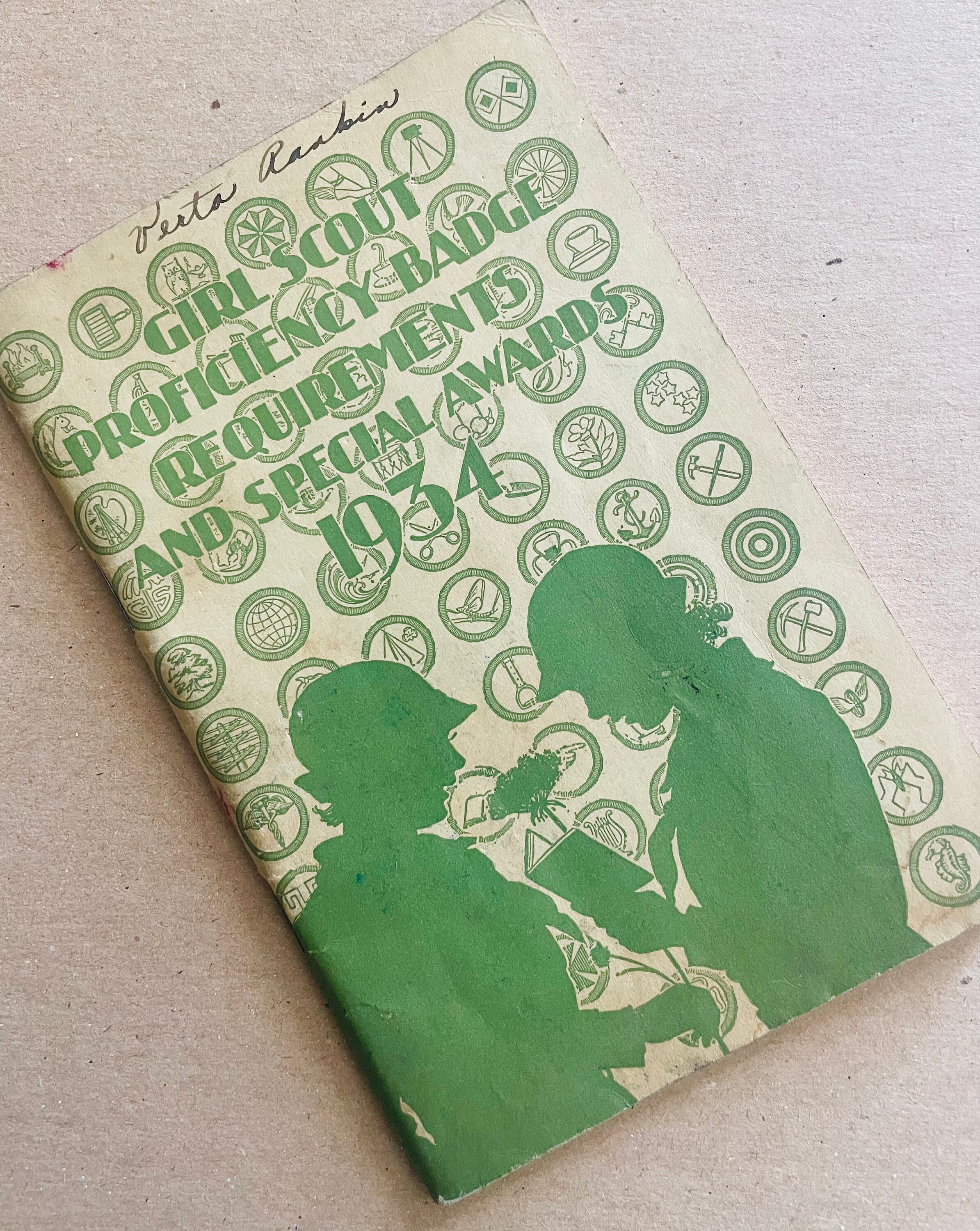 Girl Scout Proficiency Badge Requirements and Special Awards, 1934 - Etsy