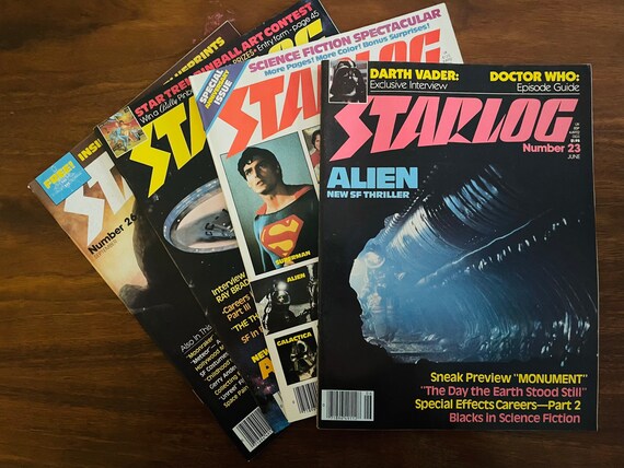Starlog Magazine 1979 Numbers 23-26 - Etsy