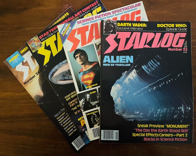 Starlog Magazine, 1979, Numbers 23-26 - Etsy
