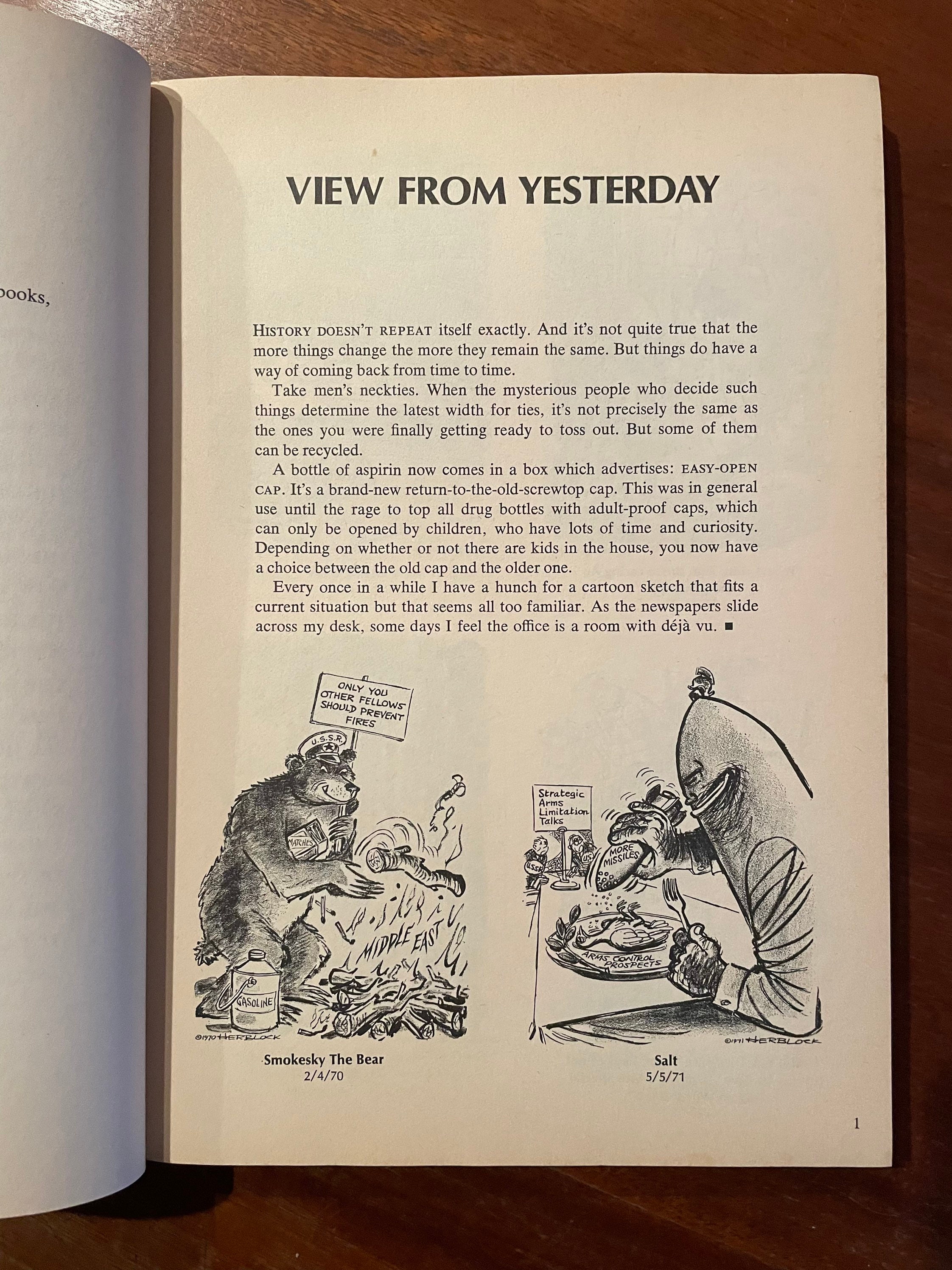 Herbert on All Fronts by Herbert Block 1981 - Etsy