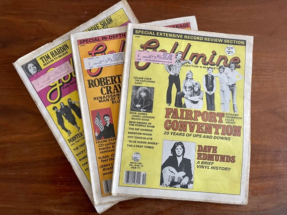 Goldmine Magazine 1987 - Etsy