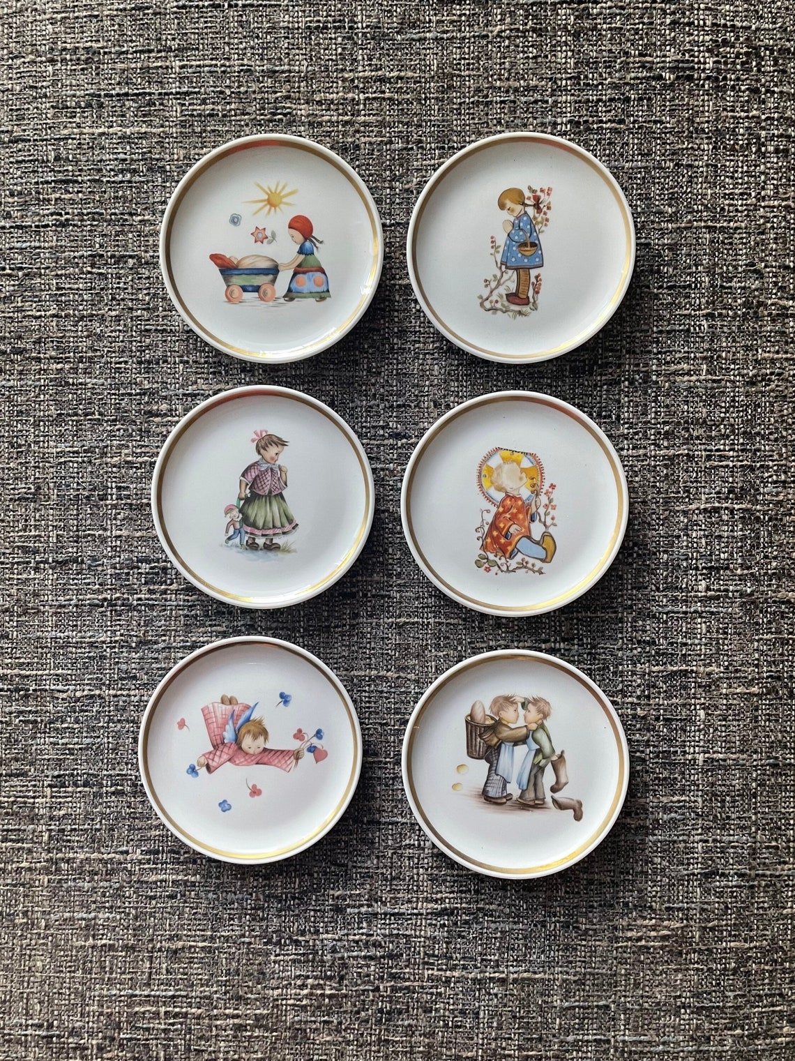 Berta Hummel Museum Miniature Plates, by New England, Six - Etsy