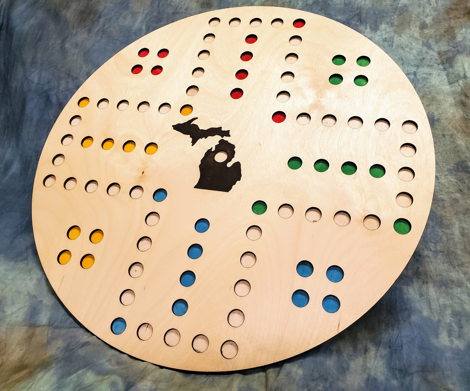 Custom Wahoo Board Game Including Marbles and Dice - Etsy