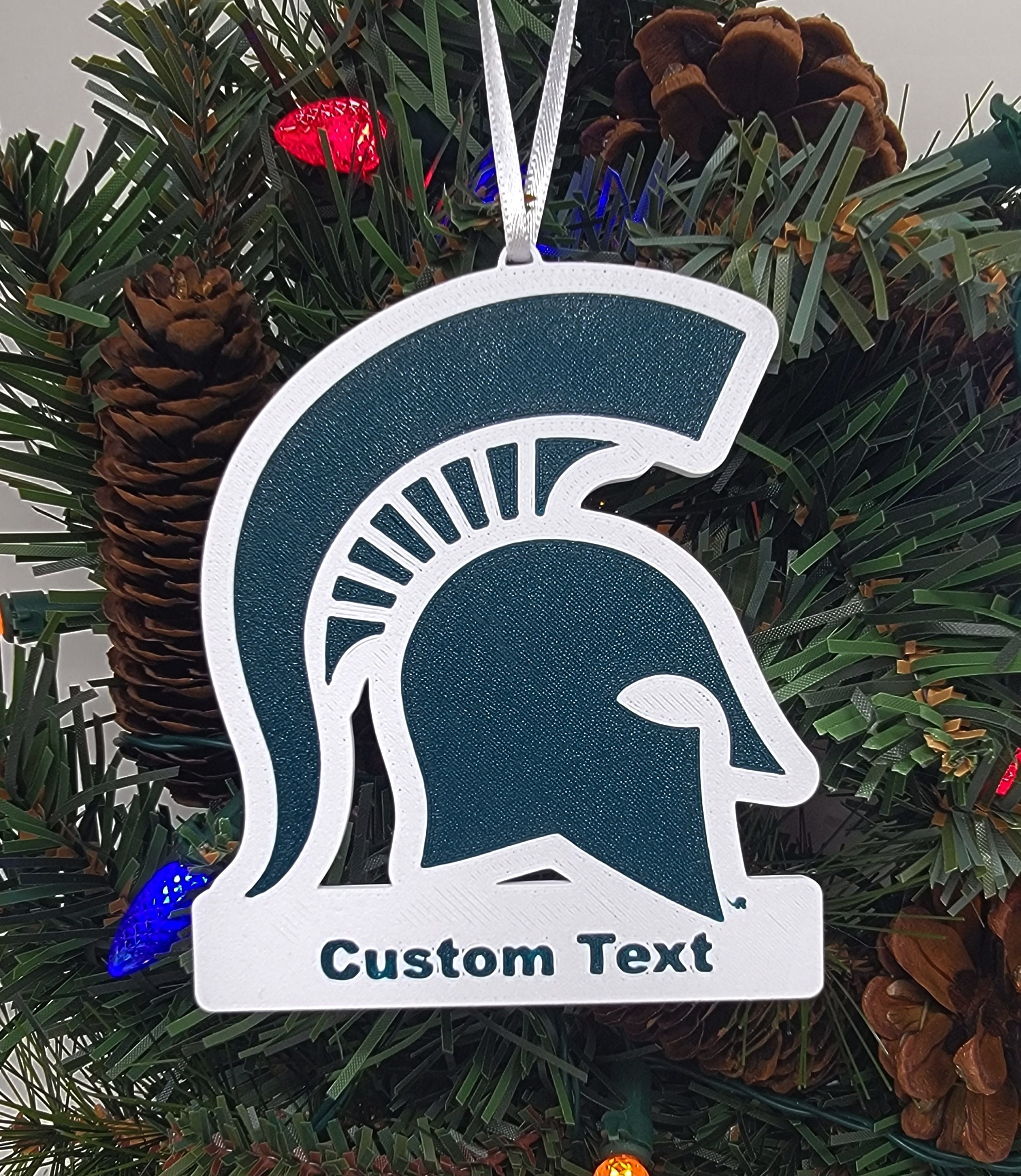 Michigan State University Sparty Ornament Personalized - Etsy