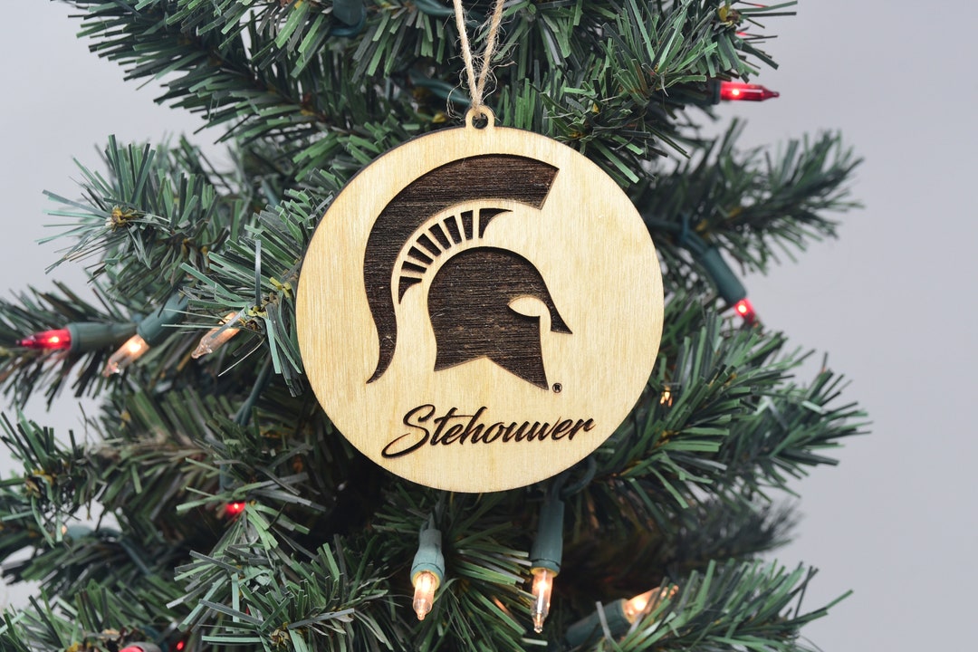 Custom Michigan State University Ornament Personalized - Etsy