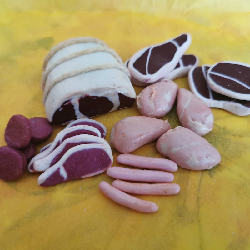 Dollhouse Miniature Meat - Etsy