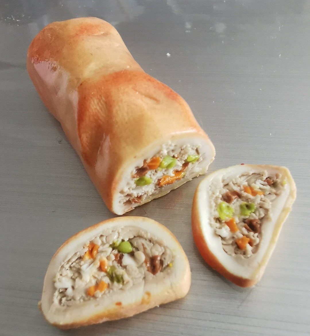 Miniature 1:6 Scale Nut Loaf With Slices. Options to Add Sides ...