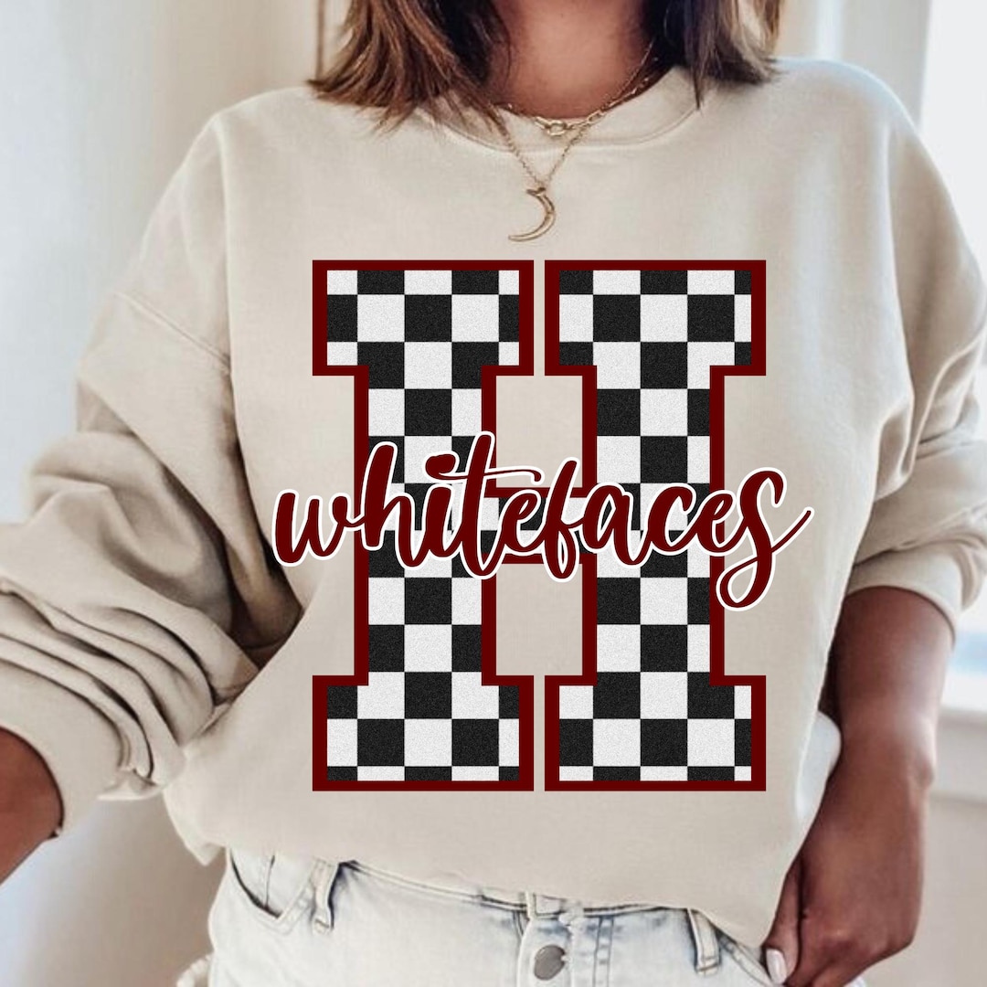 Checkered H Hereford PNG, Sublimation, Hereford TX, Digital Design ...
