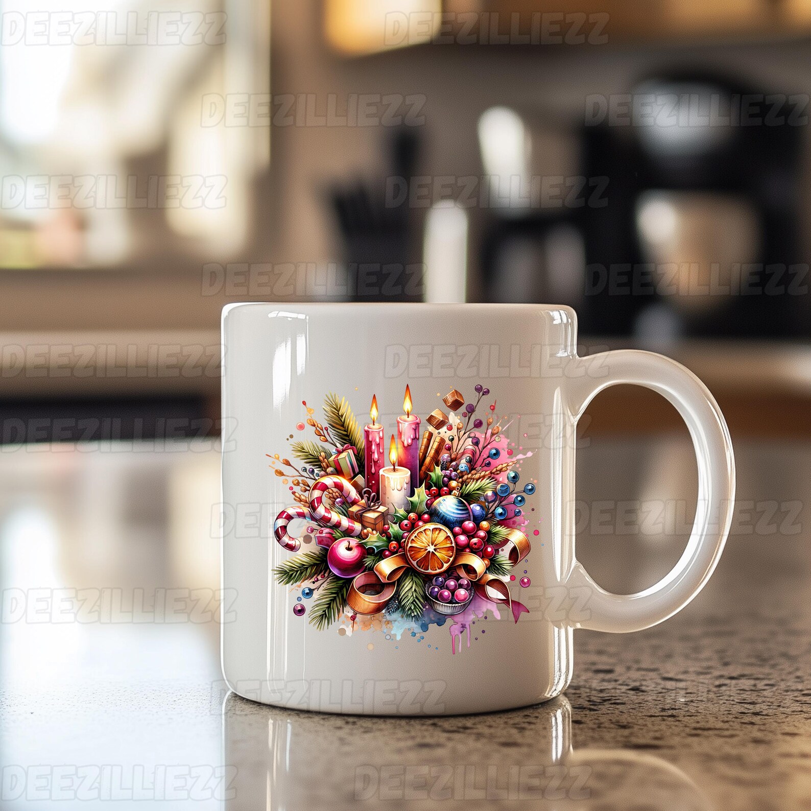 Boujee Christmas Decorations PNG for Shirt, Mug, Sticker, Fun Christmas ...