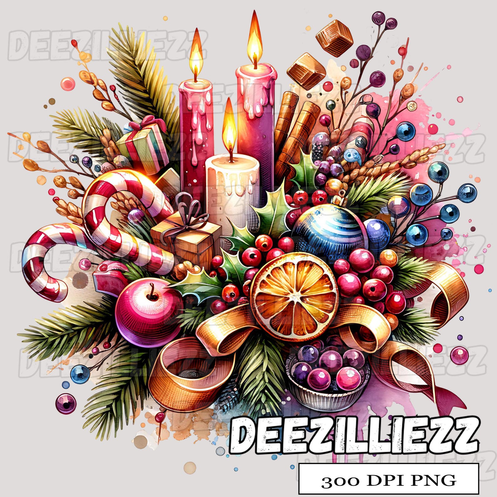 Boujee Christmas Decorations PNG for Shirt, Mug, Sticker, Fun Christmas ...