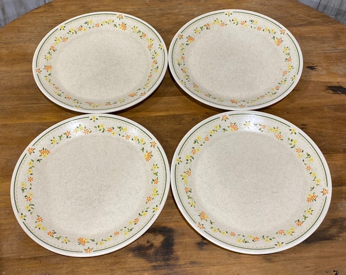 Vintage Temper-ware by Lenox, Countryside Pattern 8 Salad Plates set of ...