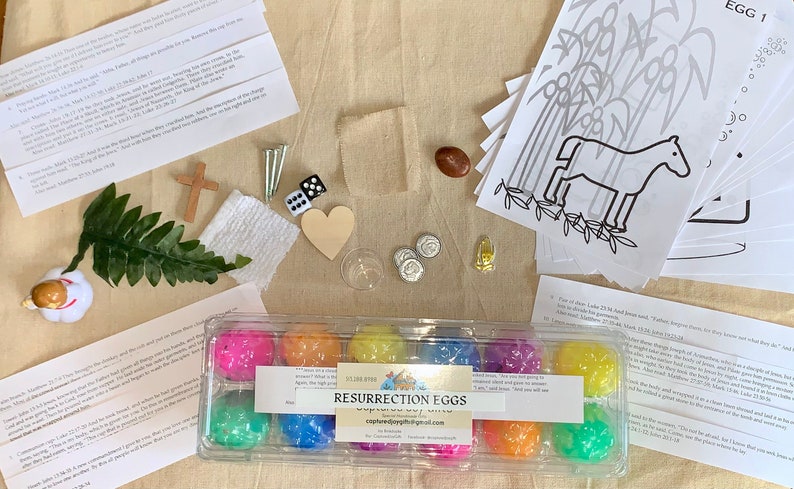 Resurrection Eggs Kit – Easter Story Learning Tradition - Etsy