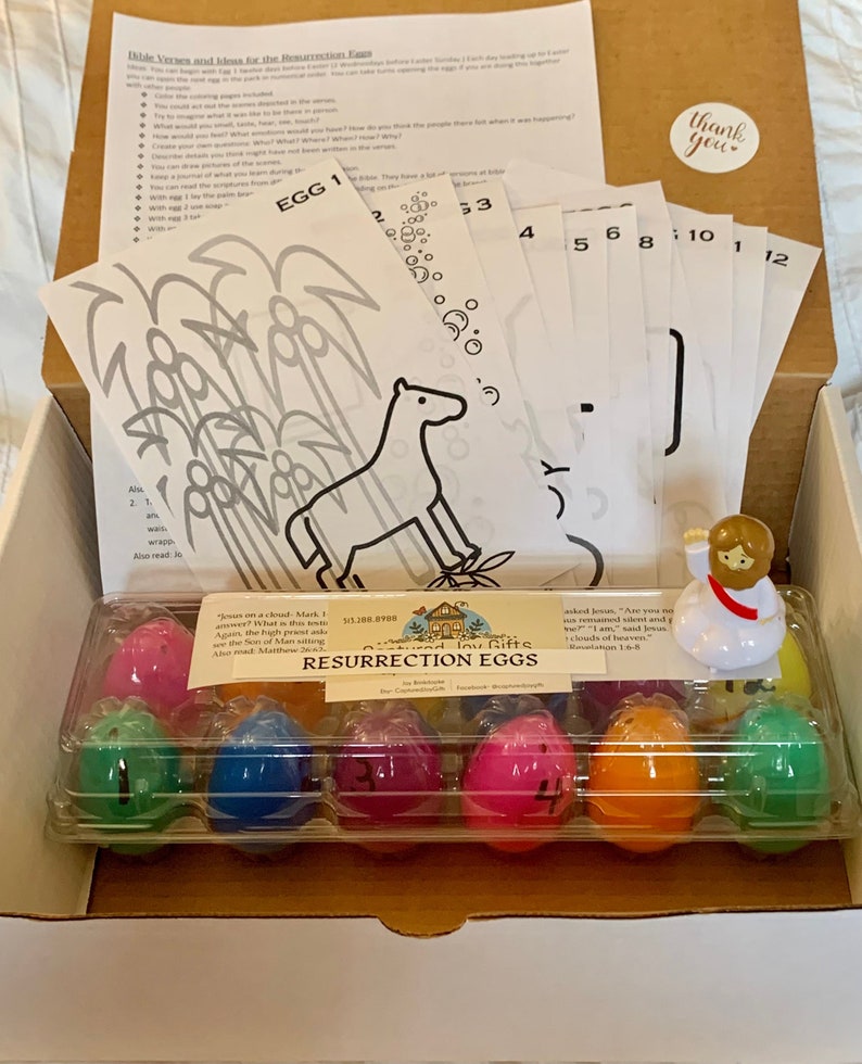 Resurrection Eggs Kit – Easter Story Learning Tradition - Etsy
