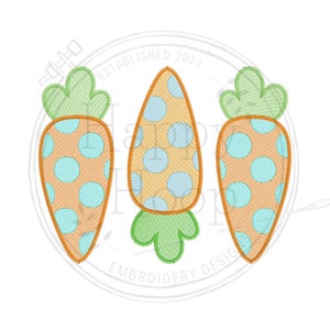 Polka Dot Carrot Trio, Polka Dot Sketch Carrots, Carrot Trio Design ...