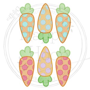 Polka Dot Carrot Trio, Polka Dot Sketch Carrots, Carrot Trio Design ...