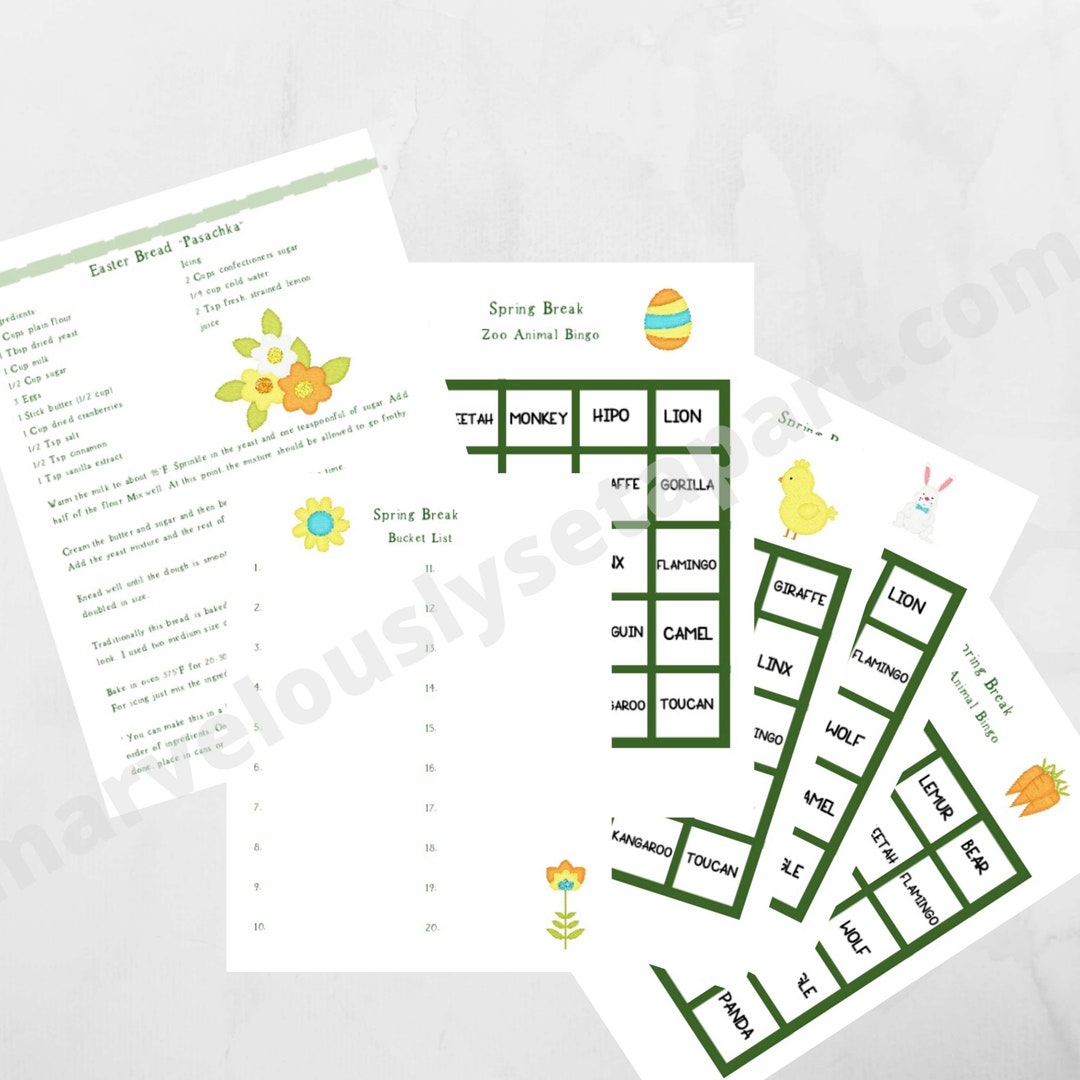 Easter Activity Bundle for Kids, Kids Activities, Easter for Kids ...