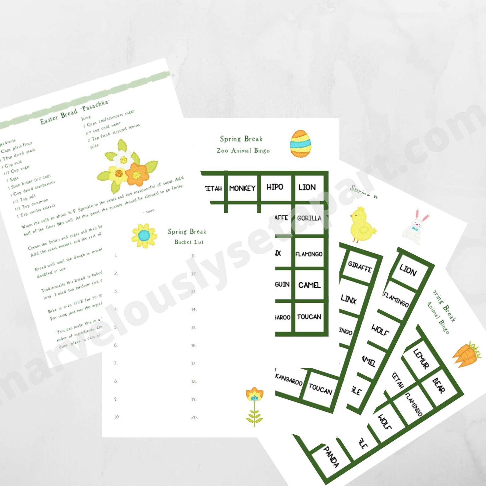 Easter Activity Bundle for Kids, Kids Activities, Easter for Kids ...