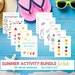 Summer Activity Bundle for Kids, Kids Summer Activity Bundle, Kids ...