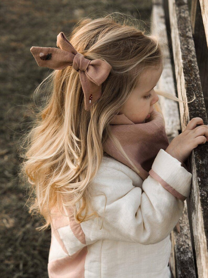 Quilted Linen Jacket for Kids Patchwork Linen Coat for - Etsy