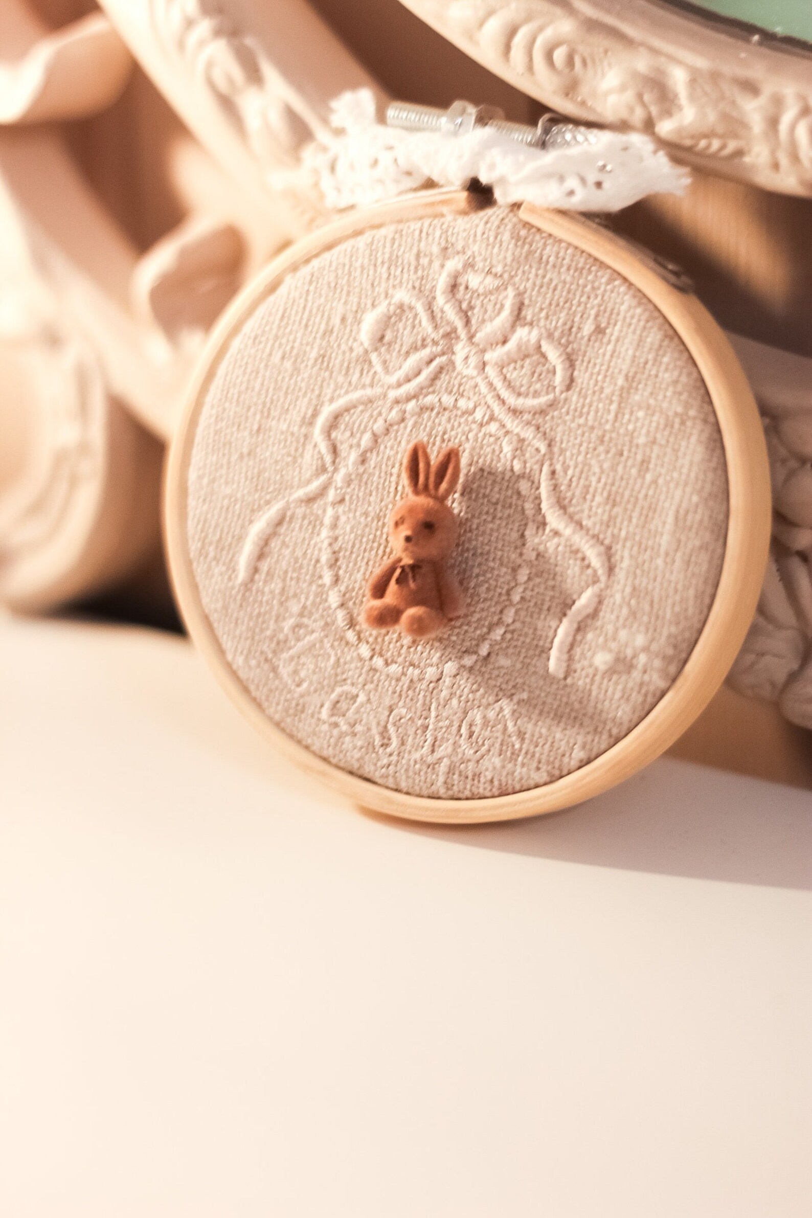 Custom Embroidery Hoop Art, Personalized Easter Basket Stuffers ...