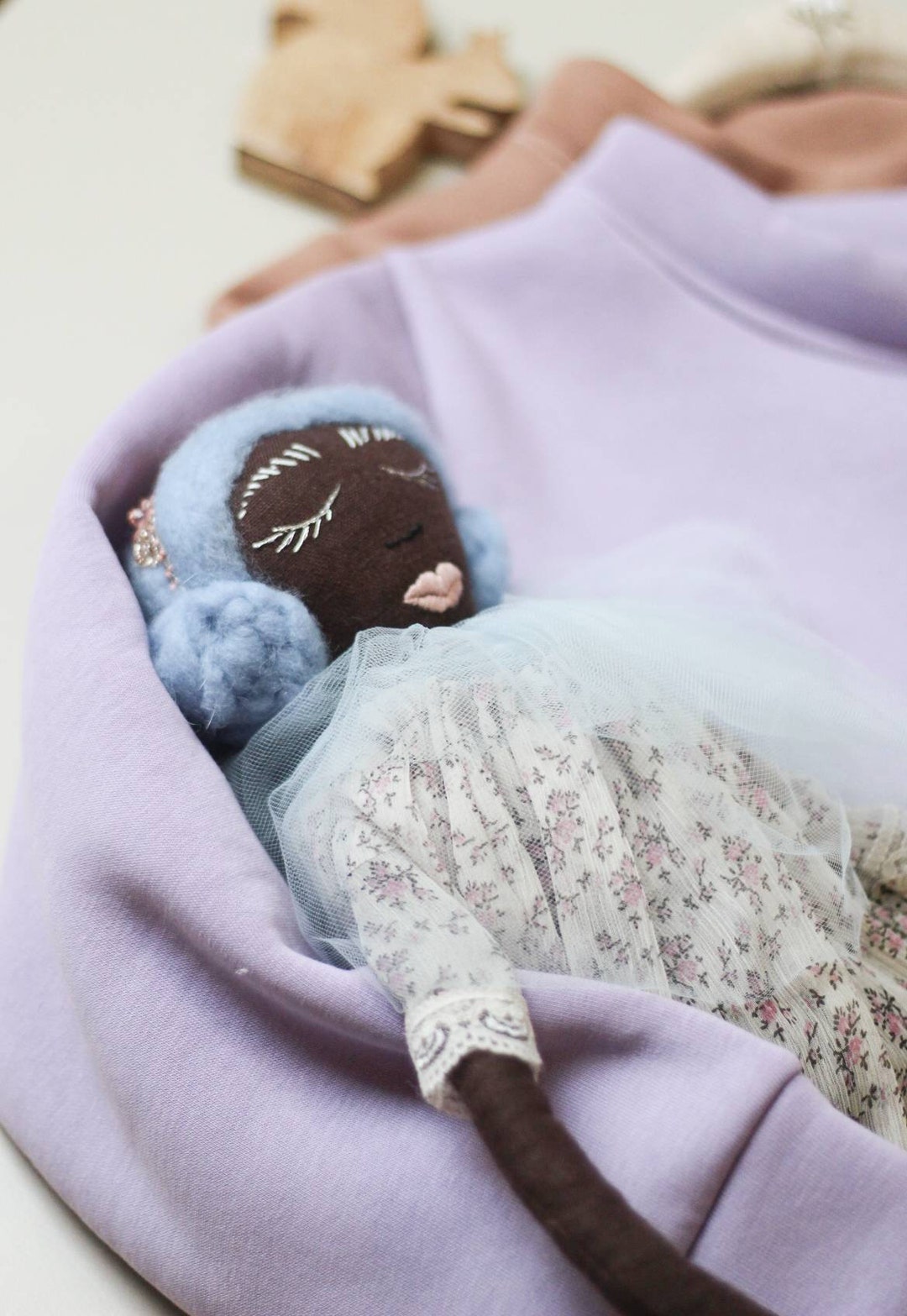 Upcycled Handcrafted Rag Doll, Coth Doll From Upcycled Materials and ...