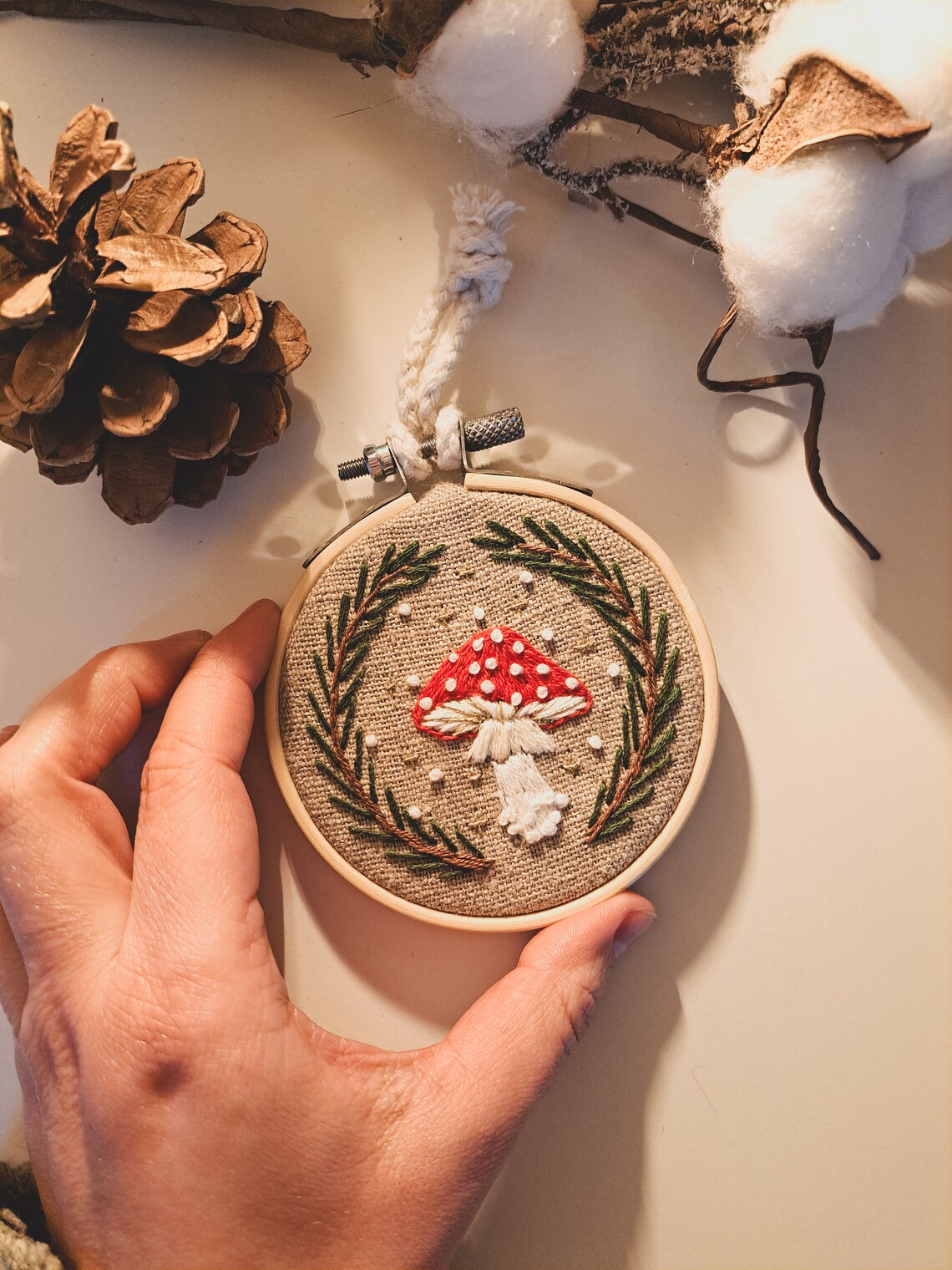 Cottagecore Forest Mushroom PDF Embroidery Pattern, Instant Download ...