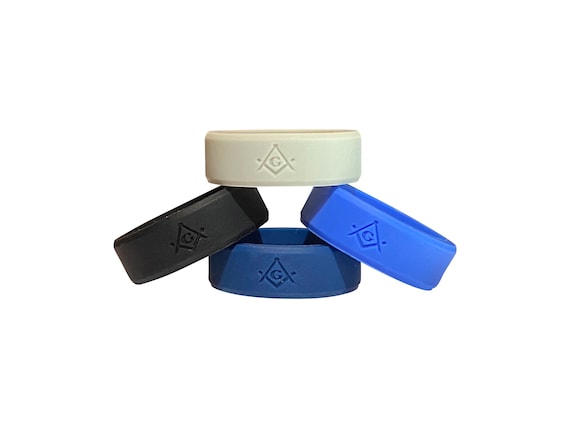Masonic Rings for Men Silicone new Design Freemason - Etsy