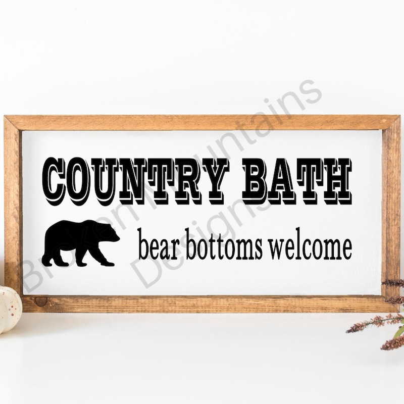 Bear Bottoms Welcome - Etsy