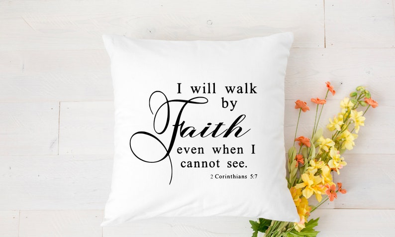 Walk by Faith Scripture Art: SVG, PNG, JPG (digital Download) - Etsy