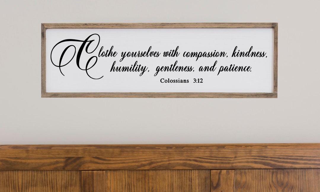 Clothe Yourselves With Compassion, Bible Verse SVG, Scripture, Svg, PNG ...