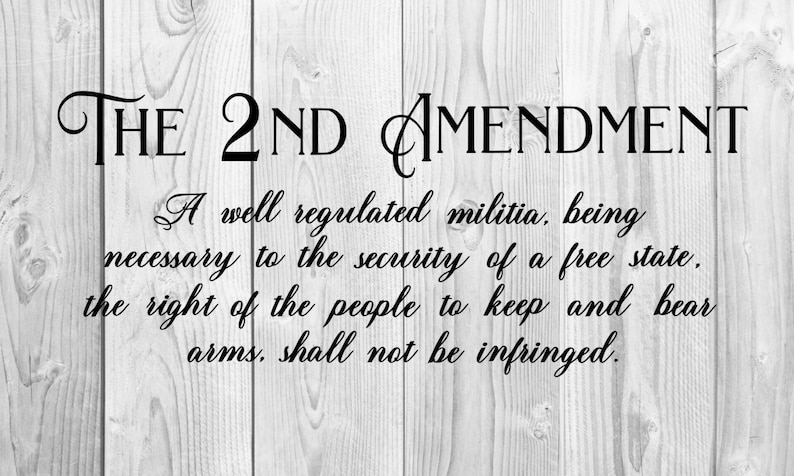 Second Amendment Freedom to Bear Arms Svg Gun Owner Svg - Etsy