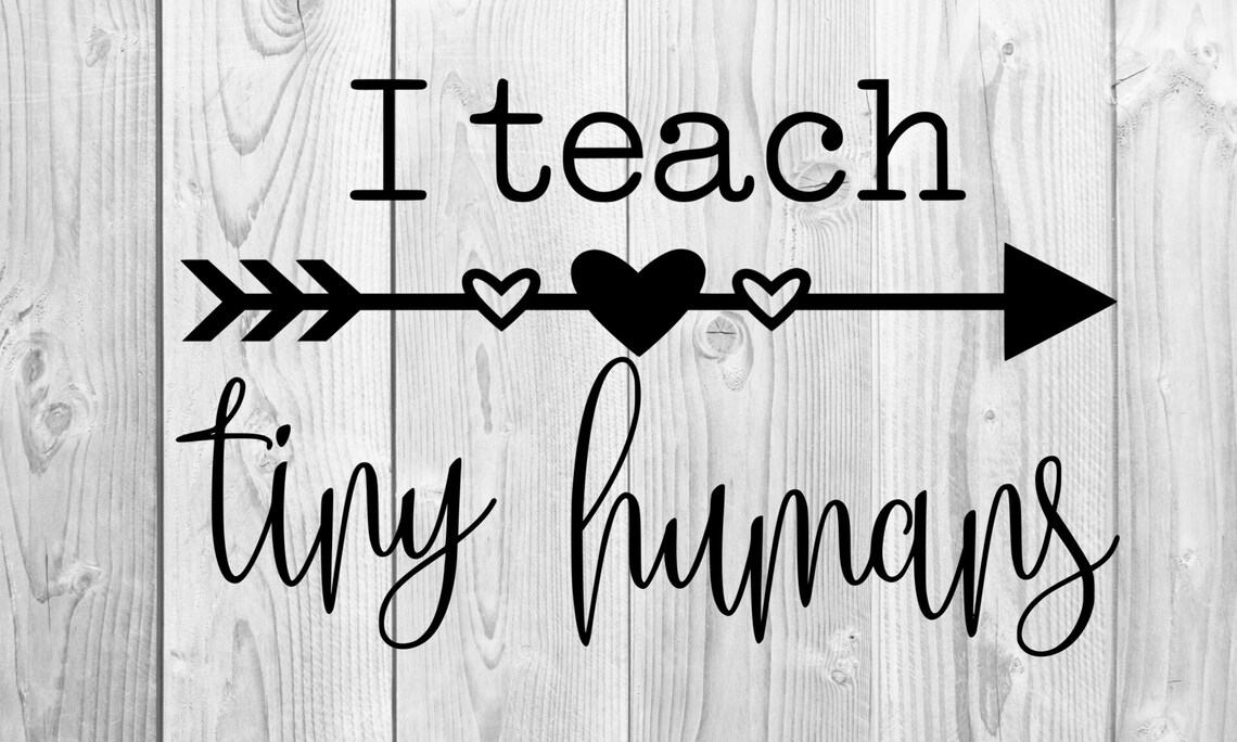 I Teach Tiny Humans Svg Teacher Svg Homeschooling Svg PNG - Etsy