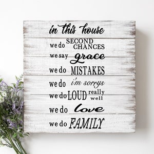 In This House/ Family Sign/ Cut File/ Printable/ Jpeg/ Png/ Svg/ Cricut ...