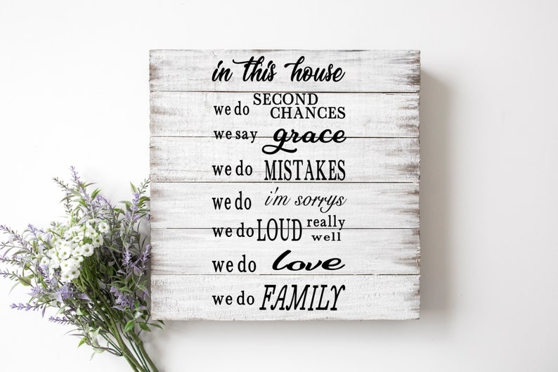 In This House/ Family Sign/ Cut File/ Printable/ Jpeg/ Png/ - Etsy