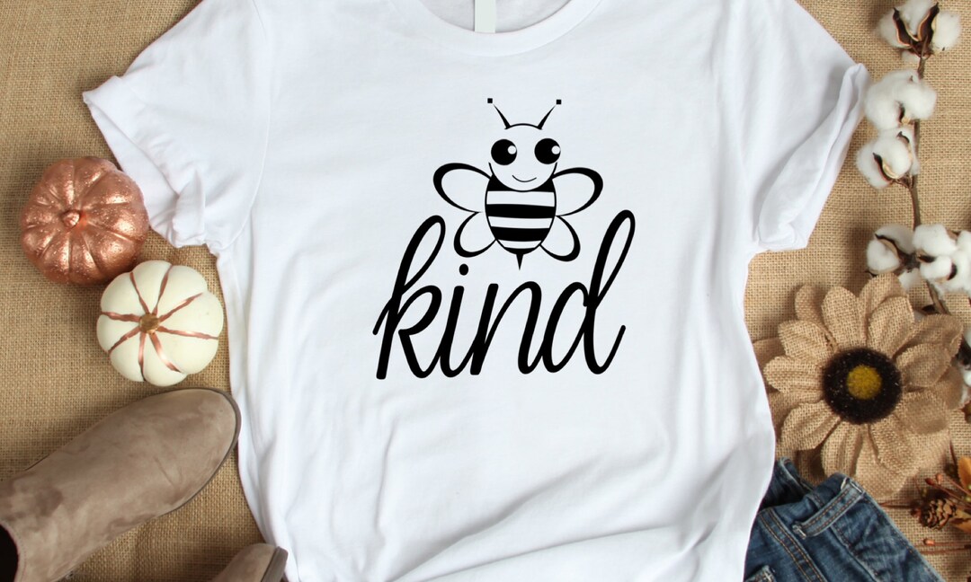 Bee Kind Svg, Honey Bee T Shirt Svg, Bumble Bee Svg, PNG SVG Cut File ...