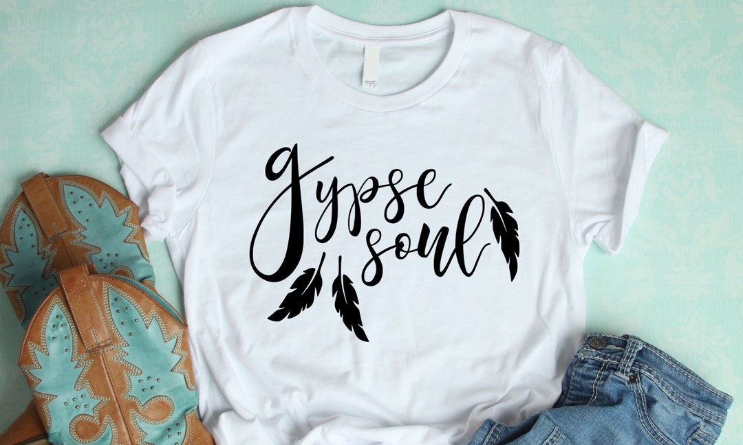 Gypsy Soul Svg, Hippie Mama Svg, Wild at Heart Svg, T Shirt Svg, PNG ...
