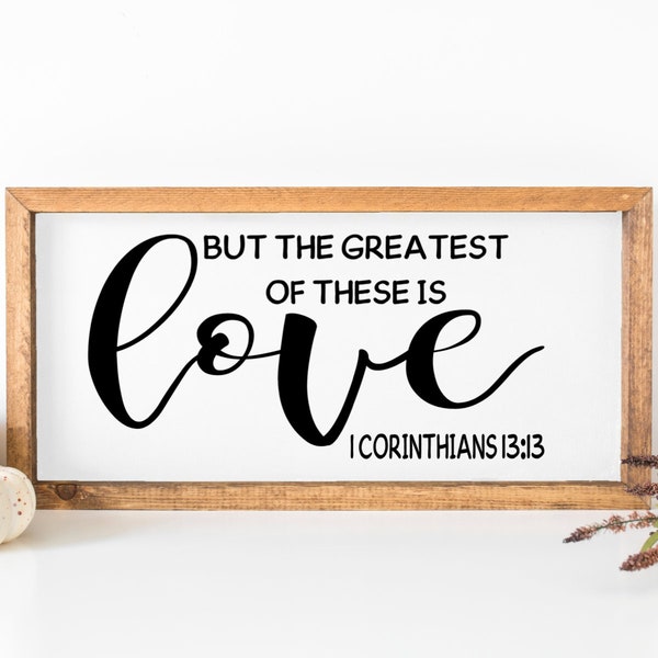 The Greatest is Love - Etsy