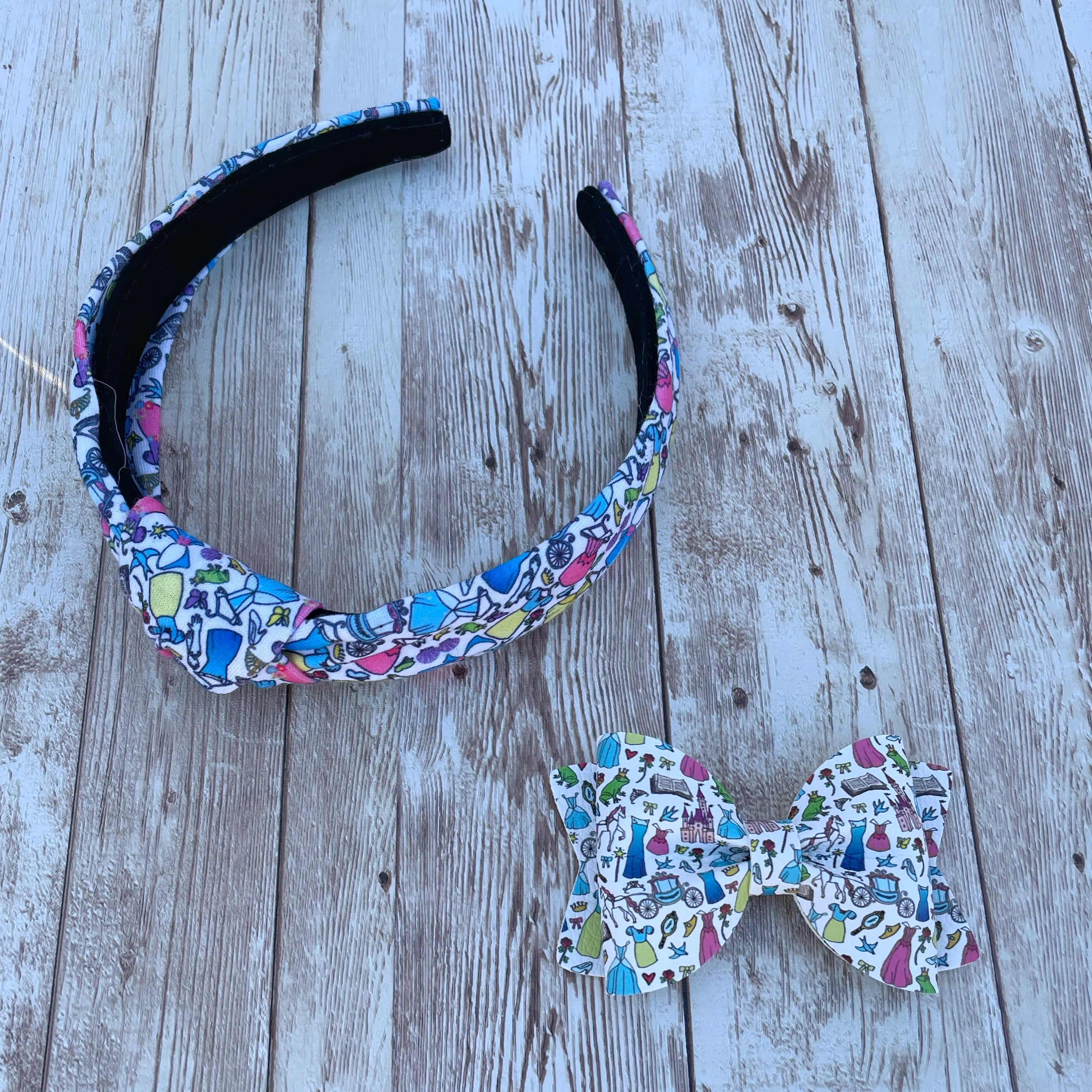 Princess Hair Bow, Fairy Tale Bow, Matching Hair Bows, Hair Accessories ...