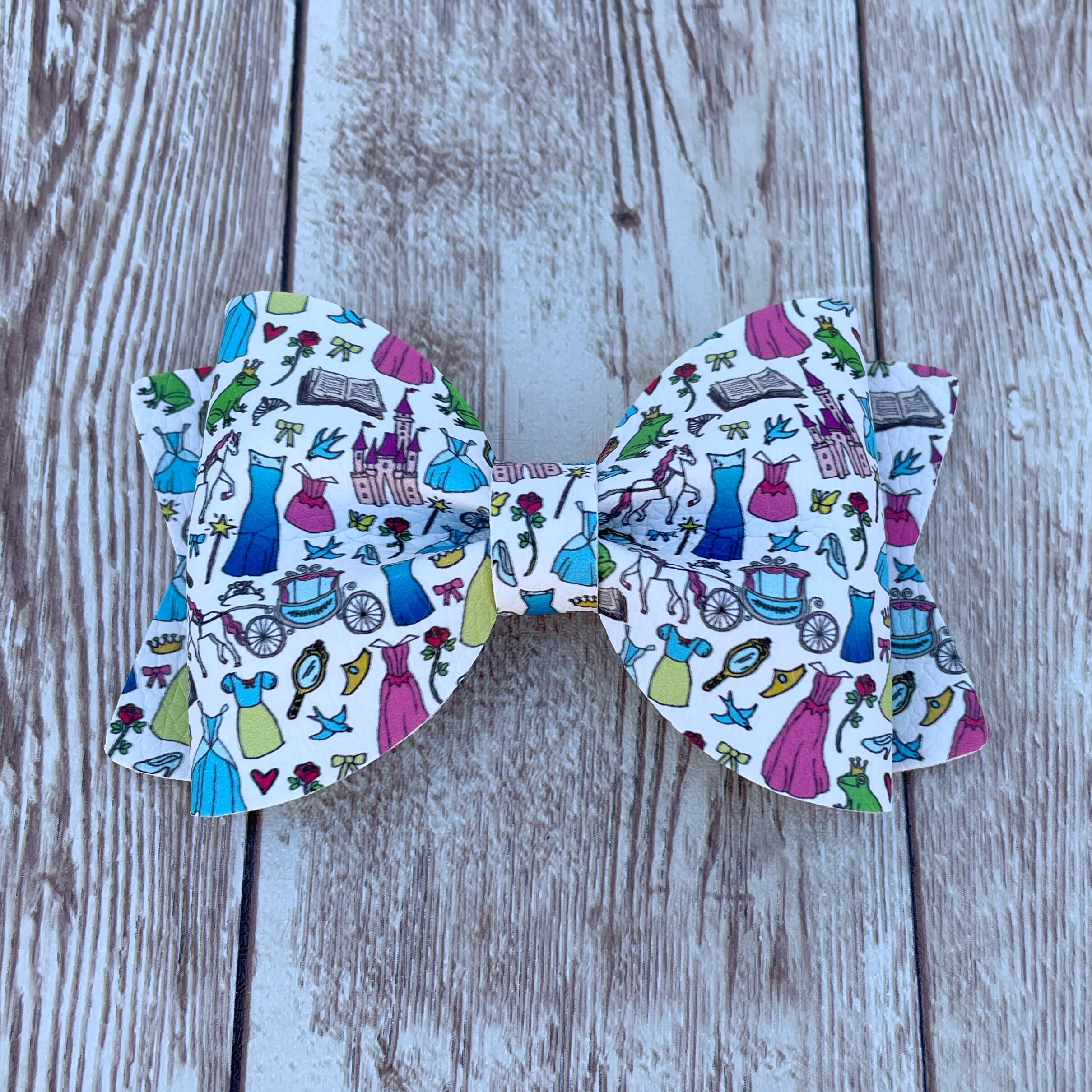 Princess Hair Bow, Fairy Tale Bow, Matching Hair Bows, Hair Accessories ...