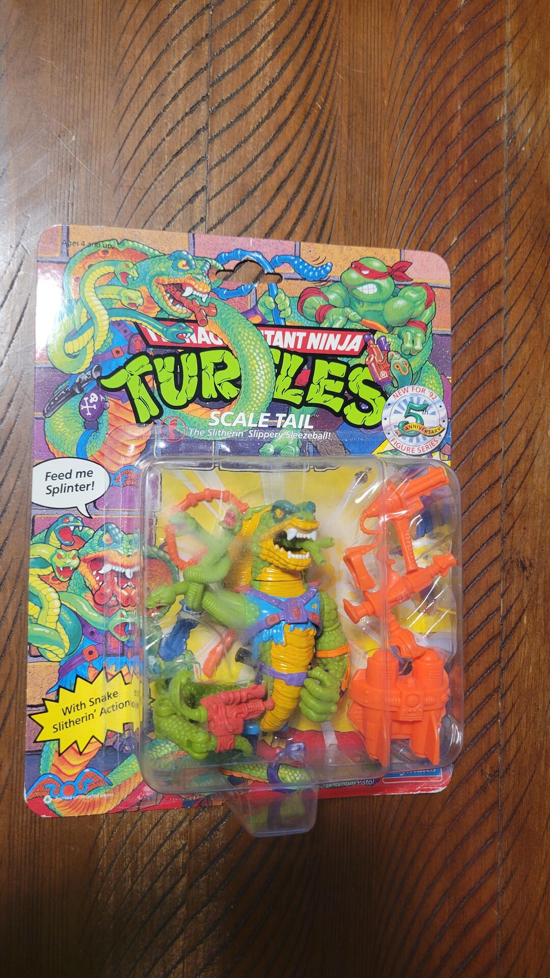 1992 TMNT Scale Tail Vintage Teenage Mutant Ninja Turtles Action Figure ...