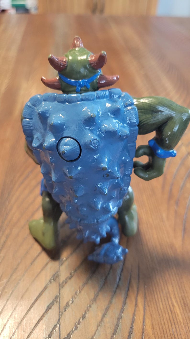 1997 TMNT Ankyl Leo Dino Turtles Super Rare Loose Figure Vintage ...