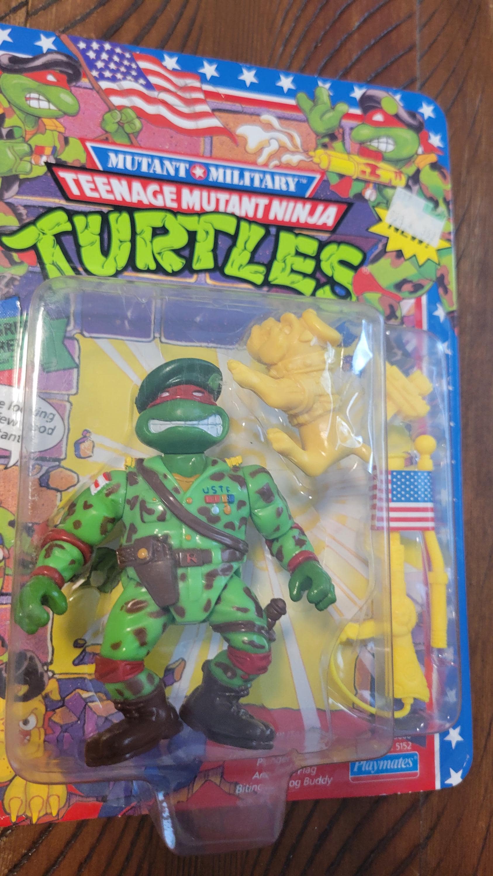 1991 TMNT Raph the Green Teen Beret Mutant Military Vintage Teenage ...