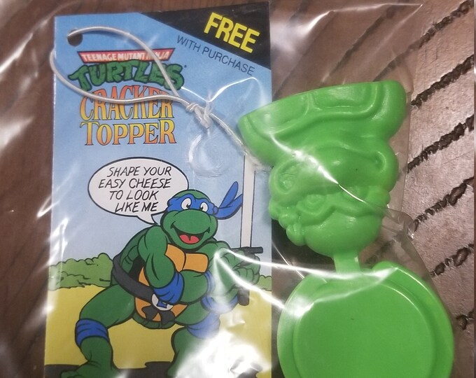 1991 TMNT Easy Cheese Shaper Cracker Topper Very Rare New in Package ...