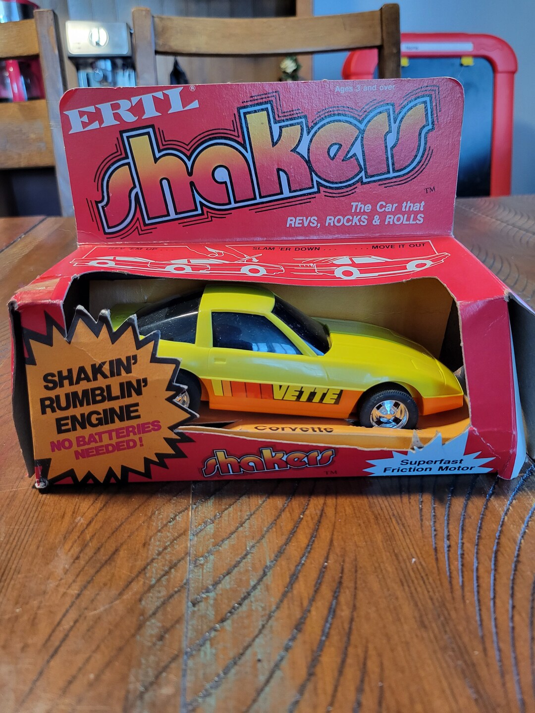 ERTL Shakers Vette From the 80s Super Rare With Original Box Looks Like ...