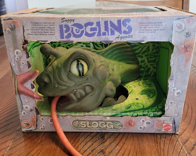 1988 SOGGY Boglins Aquatic SLOGG With Original Box Super Hard to Find ...