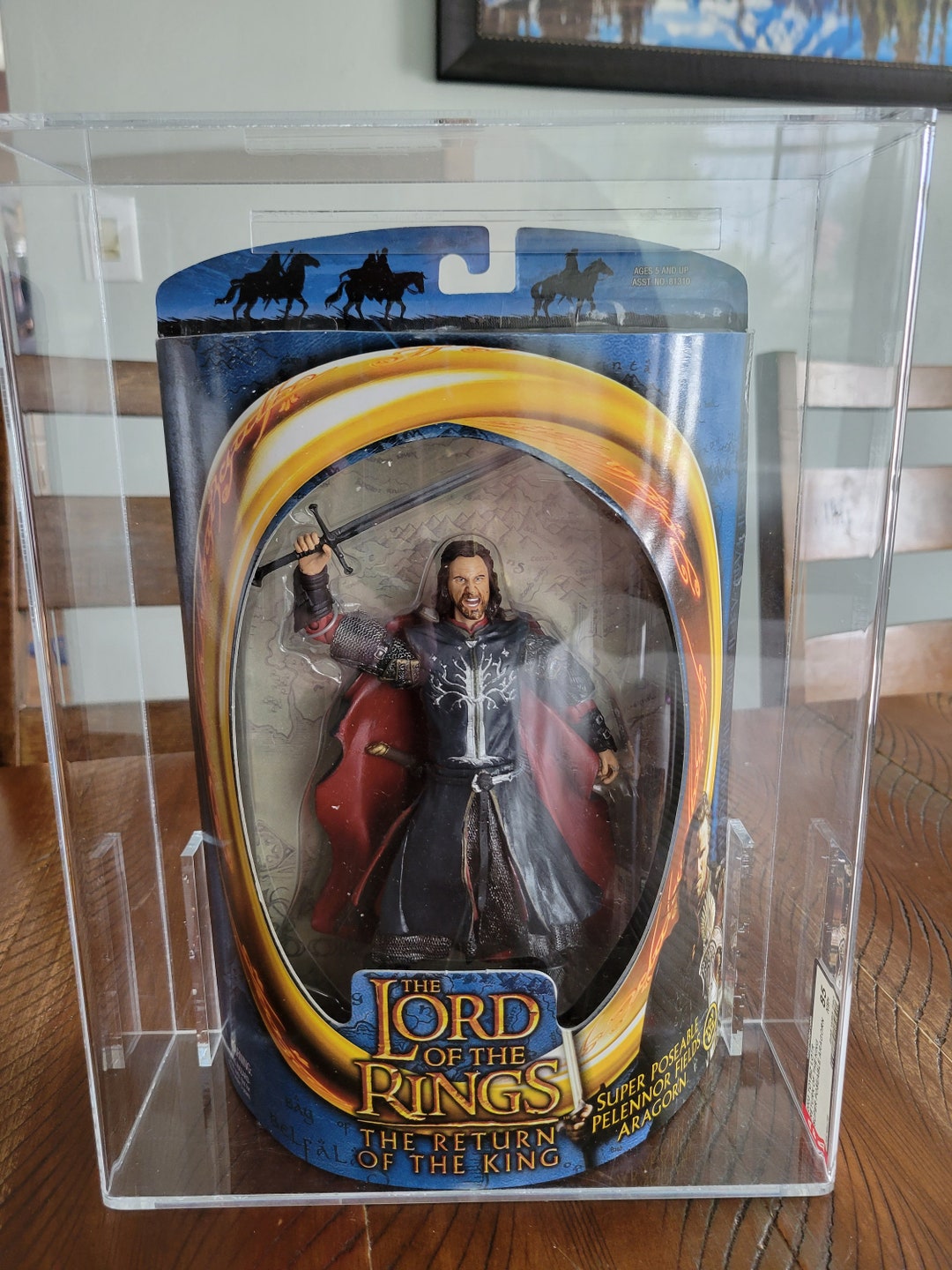 2003 LOTR Return of the King Super Poseable Aragorn AFA Graded 85 ...
