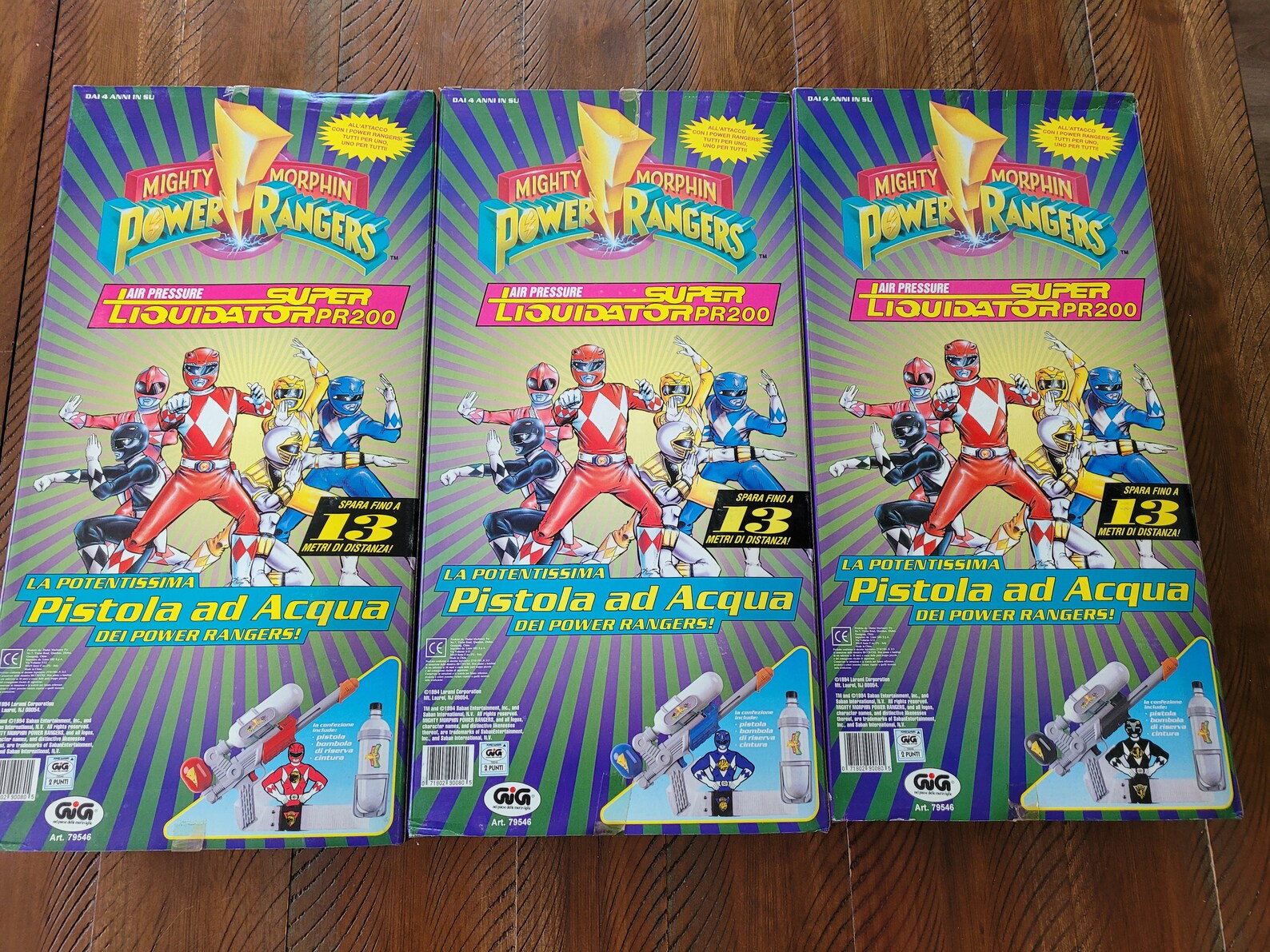 1994 Power Rangers Italian Version Larami PR200 Super Soakers | Etsy